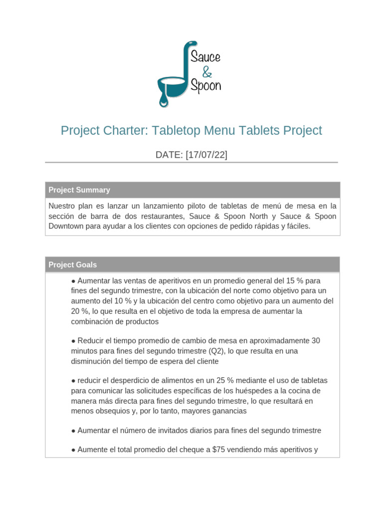 Charter Revisada 2 | PDF