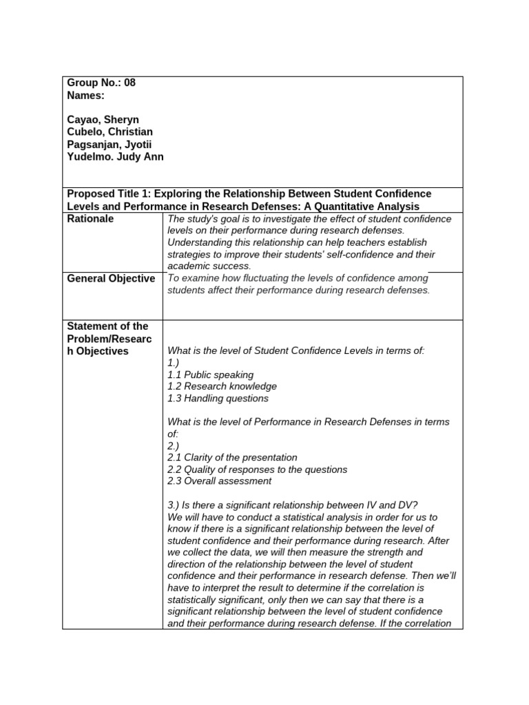 Title Concept Template | PDF