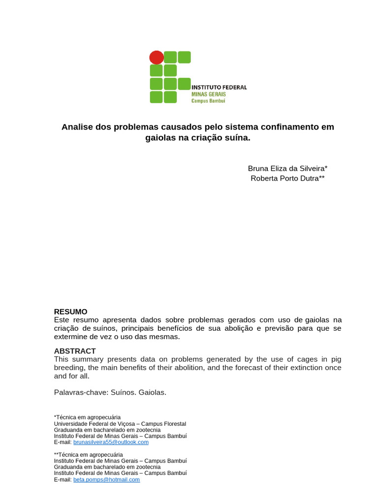 Artigo de divulgação cientifica 1 | PDF