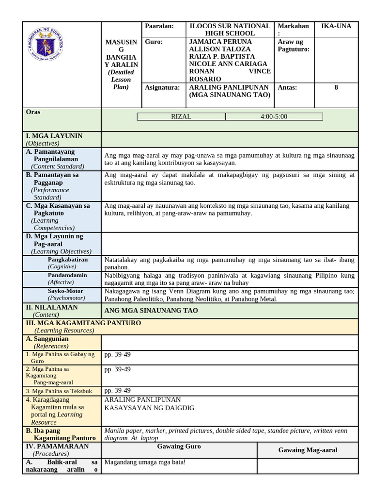 DLP Maam Annie 1 1 | PDF