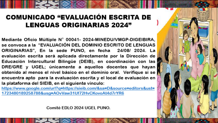 Comunicado Evaluacion Escrita | PDF | Negocios