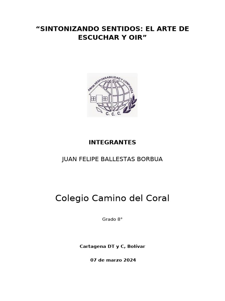El Arte de Oir y Escuchar | PDF