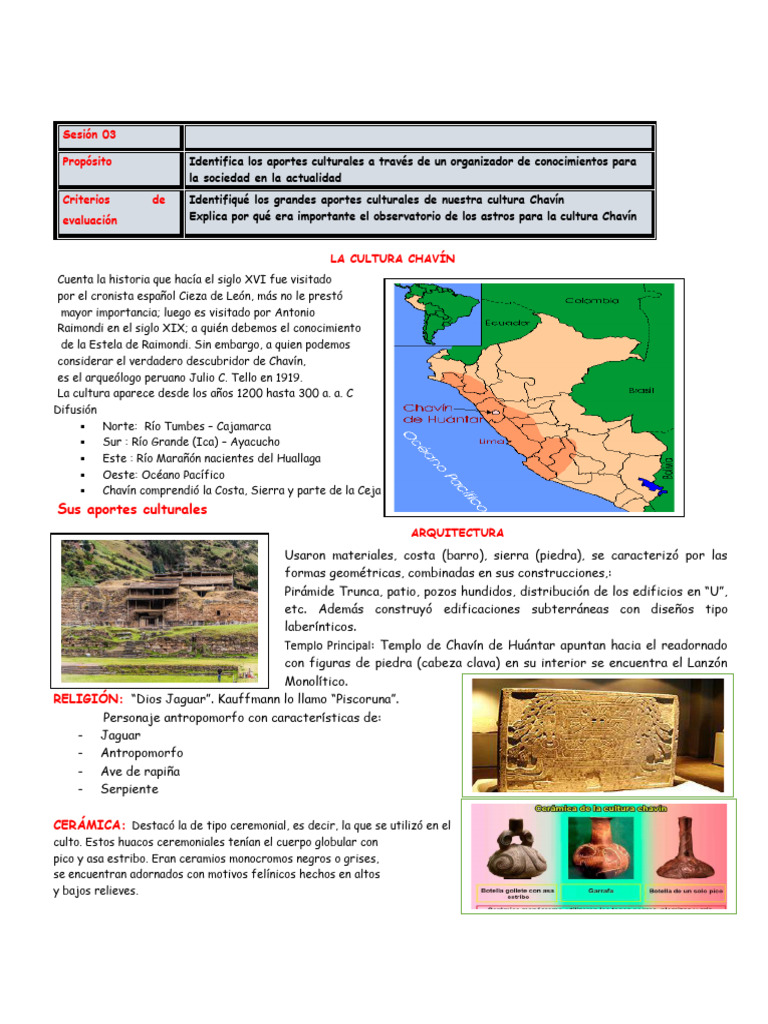 Sesión 03 y 04 CCSS 1° UA 5 | PDF