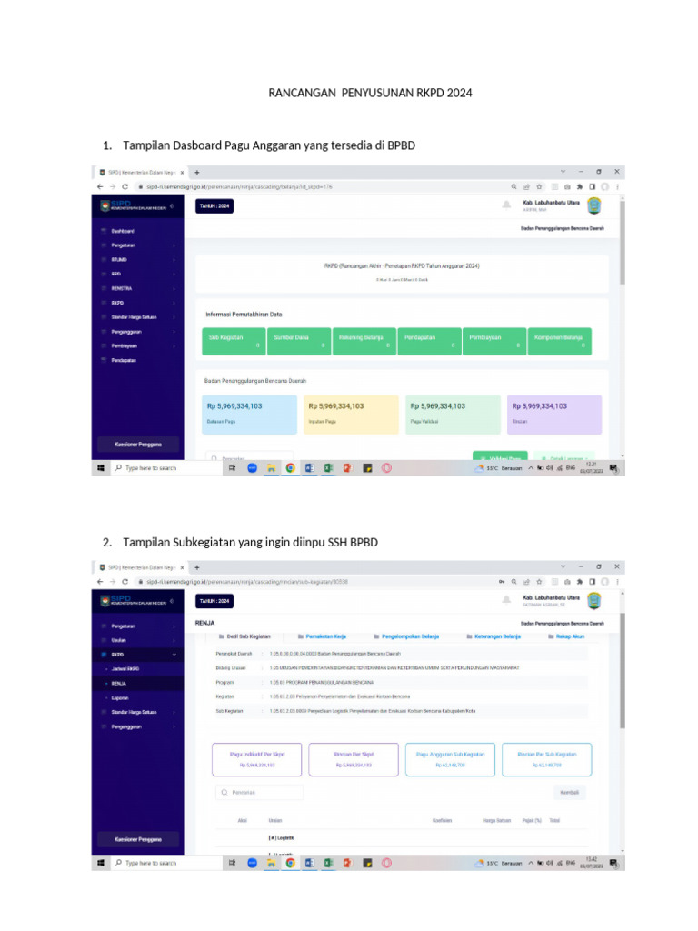 KERTAS KERJA SCRENSHOT REVIU SSH_071756 | PDF