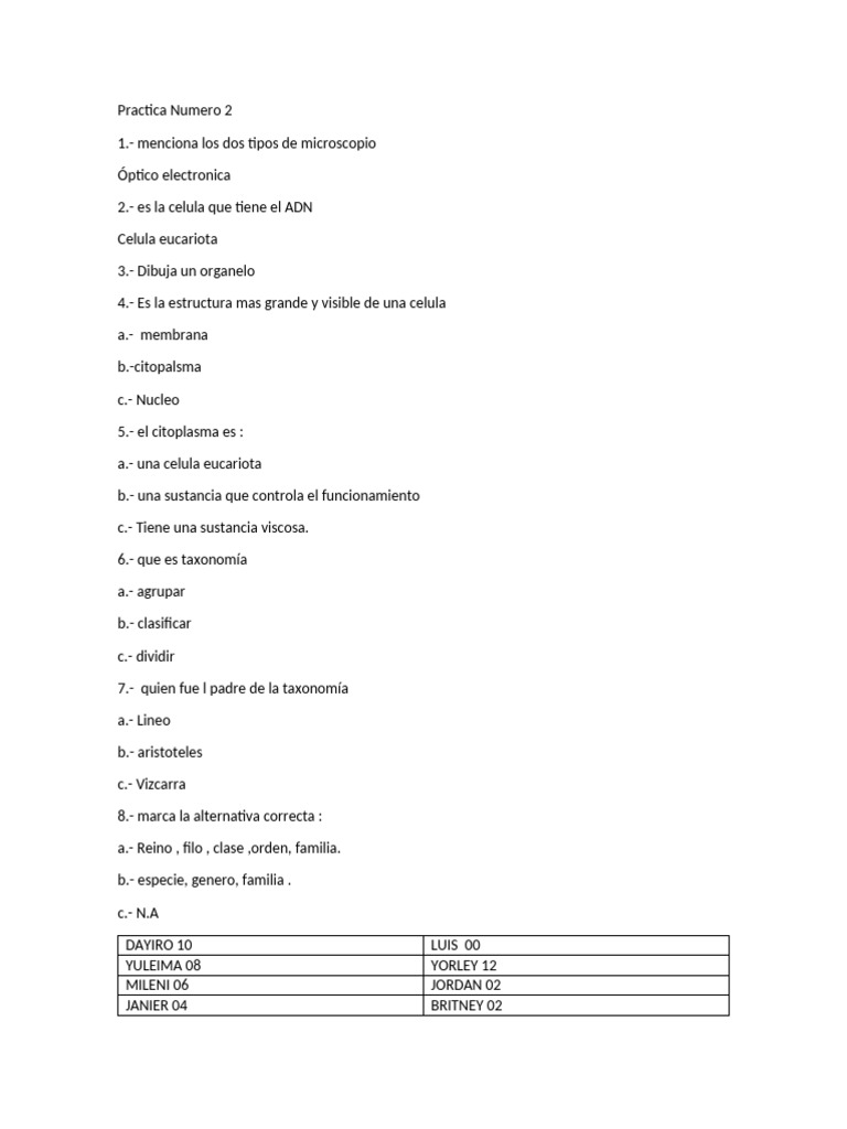 Practica Numero 2 | PDF