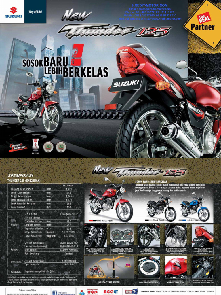 Suzuki Thunder 125 | PDF
