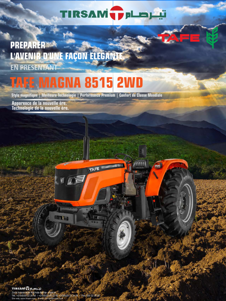 Tafe 8515 Tirsam 2wd Serie Magna | PDF