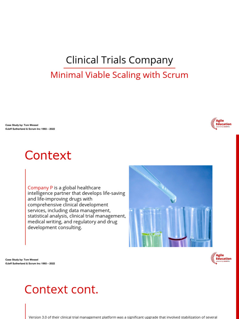 Minimal Viable Scaling With Scrum With Tom Wessel | PDF