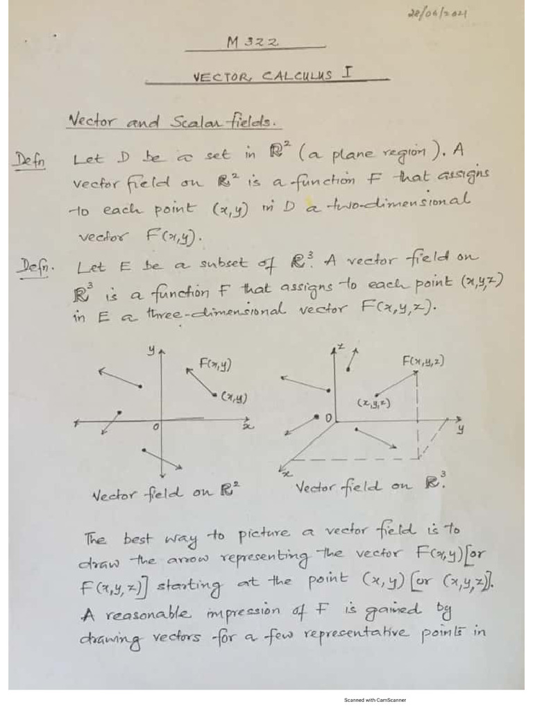 Vector Calculus - 064804 | PDF