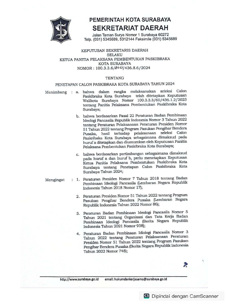 SK-SEKDA-PASKIBRAKA-2024-1 | PDF