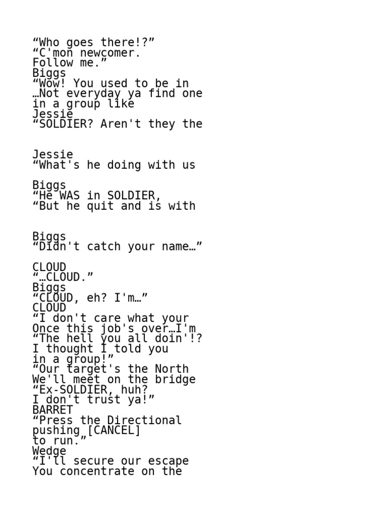 Formatted | PDF | Final Fantasy