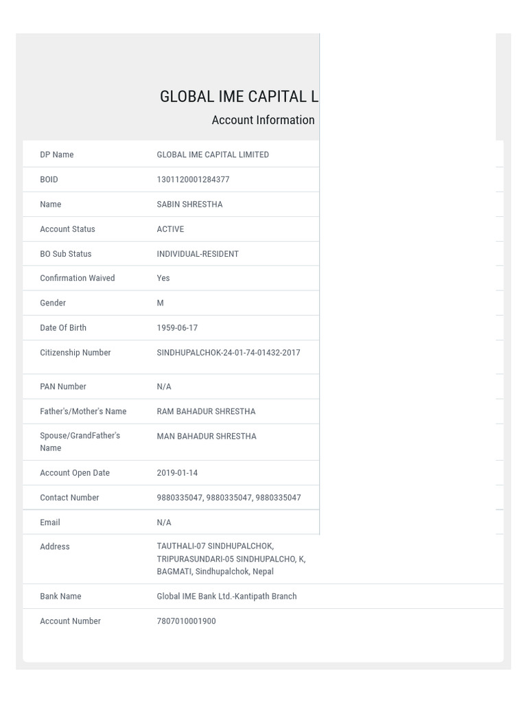 Https:/meroshare CDSC Com Np/#/details | PDF
