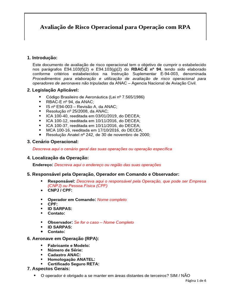 Modelo ARO Simplifcado 1 | PDF