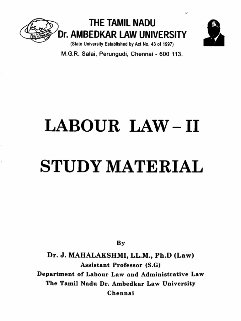 32 Labour Law-II | PDF