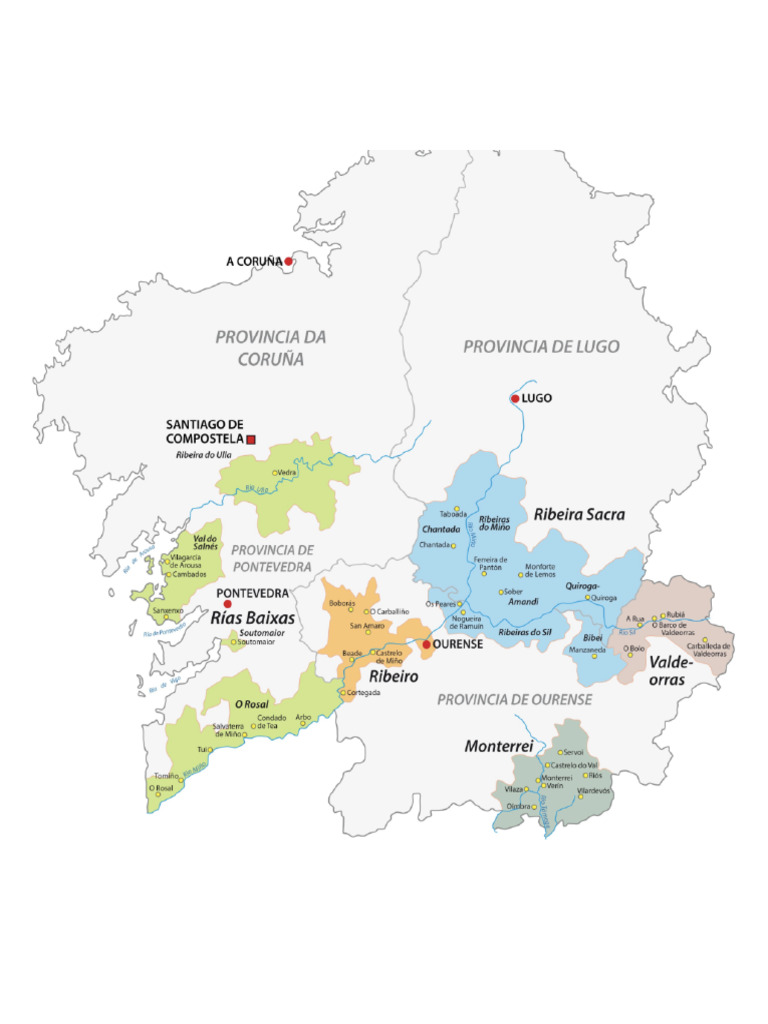 Galicia Map | PDF