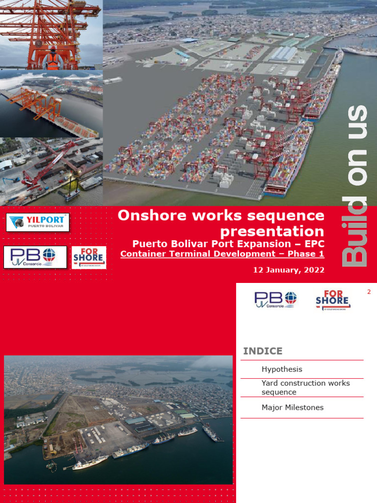 Appendix 1 - Onshore Work Sequence Presentation | PDF