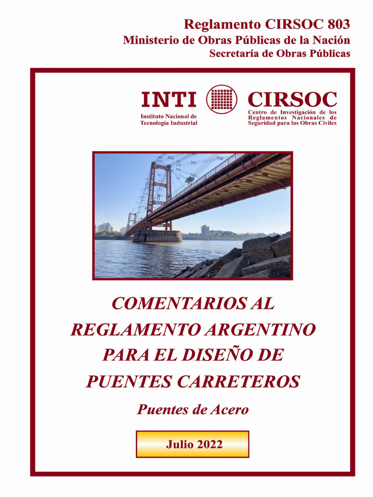 CIRSOC 803 (2022) Com | PDF