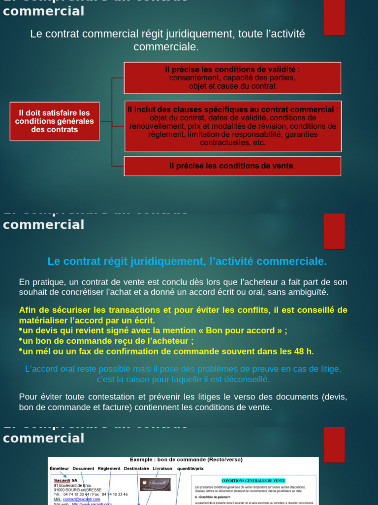 Comprendre Un Contrat Commercial | PDF