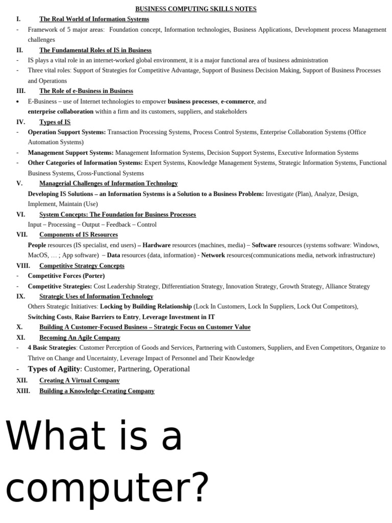 BCS Midterm Note | PDF | Computer Data Storage | Computer Hardware BCS Midterm Note | PDF | Computer Data Storage | Computer Hardware