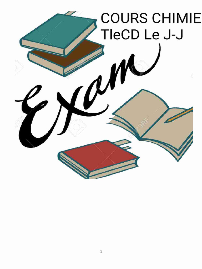 Cours chimie Tle CD le j-j | PDF