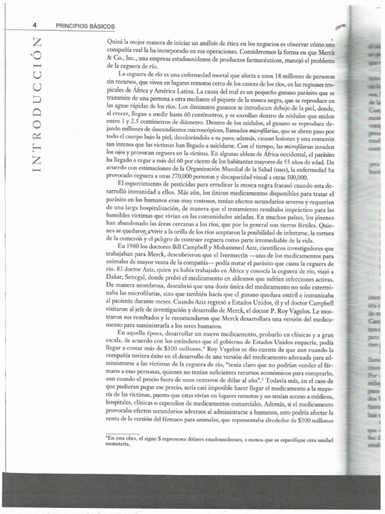 Caso+Etica+Empresarial Merck | PDF