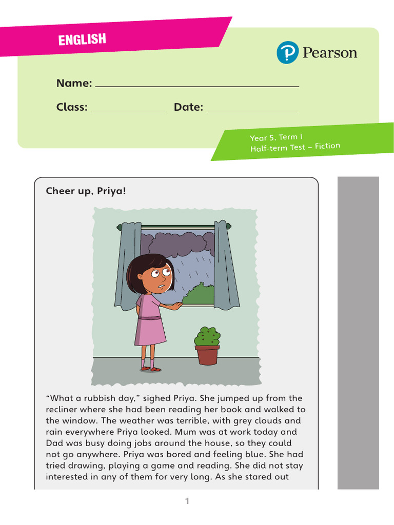 Ip PT Ip English Y5 t1ht2022 | PDF