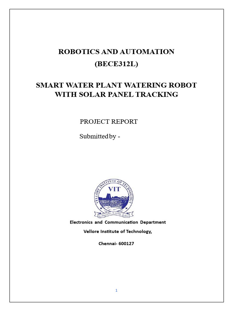 Robotic_Project_FINAL_REPORT | PDF