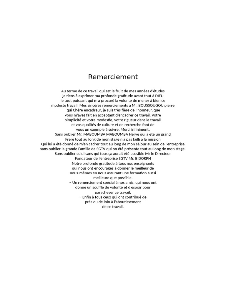 Copie de MÉMOIRE DE FIN DE STAGES | PDF