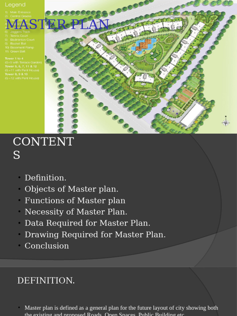 MASTER PLAN | PDF