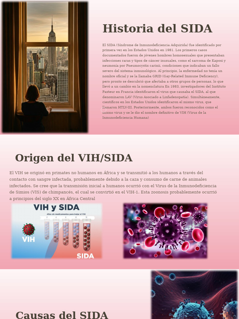 Presentacion Del Sida | PDF