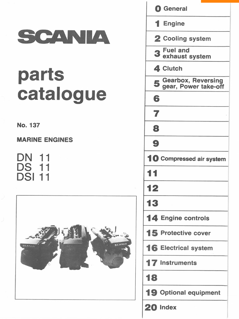 Scania Dn11-Ds11-Dsi11 Parts Sec Wat | PDF