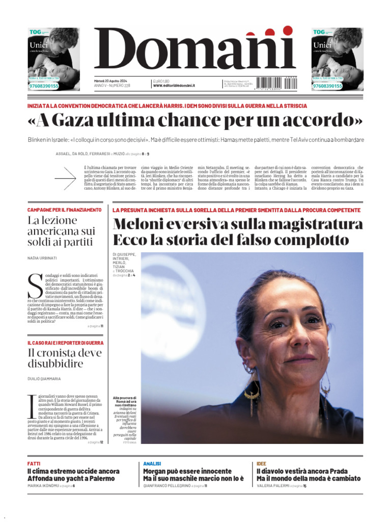Domani 2024-08-20 | PDF