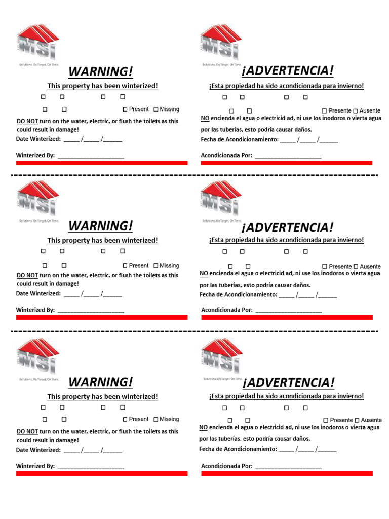 Winterization Posting 2016 | PDF
