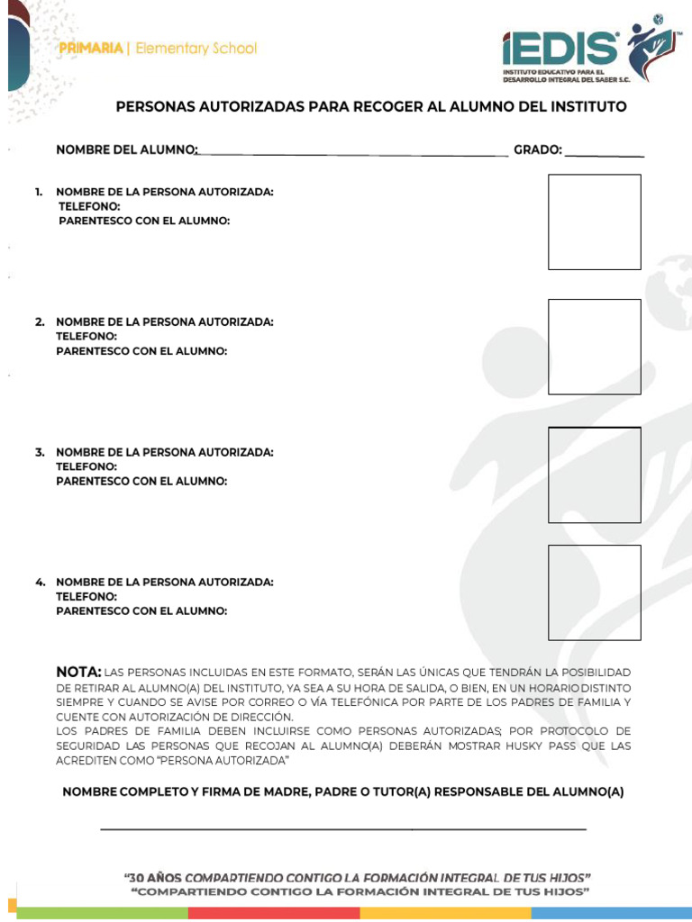Personas Autorizadas 24-25 | PDF