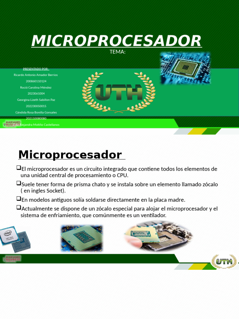 Plantilla1 Uth Presentacion Informatica | PDF