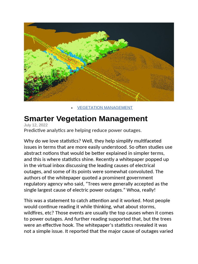 Vegetation Management | PDF