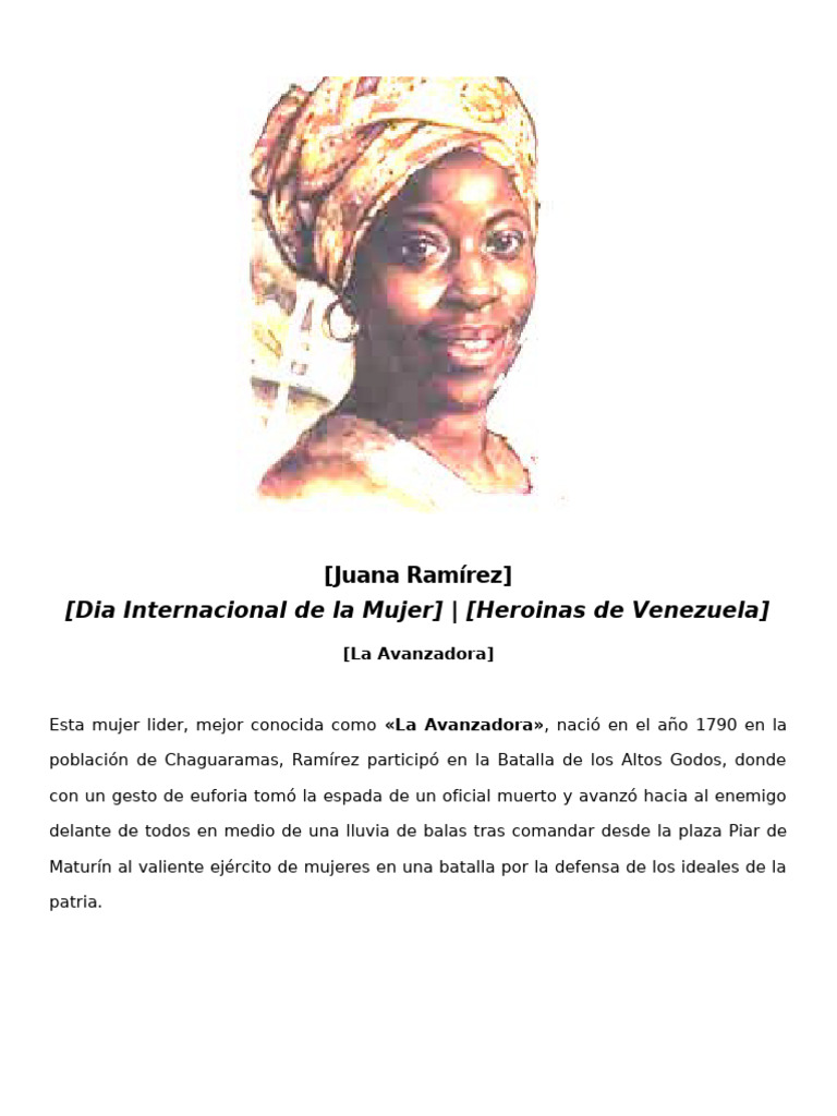 Juana Ramírez | PDF