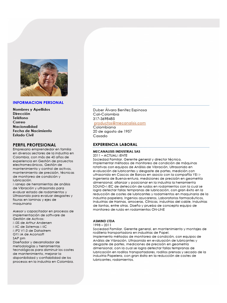 CV Alvaro Benitez-5 | PDF