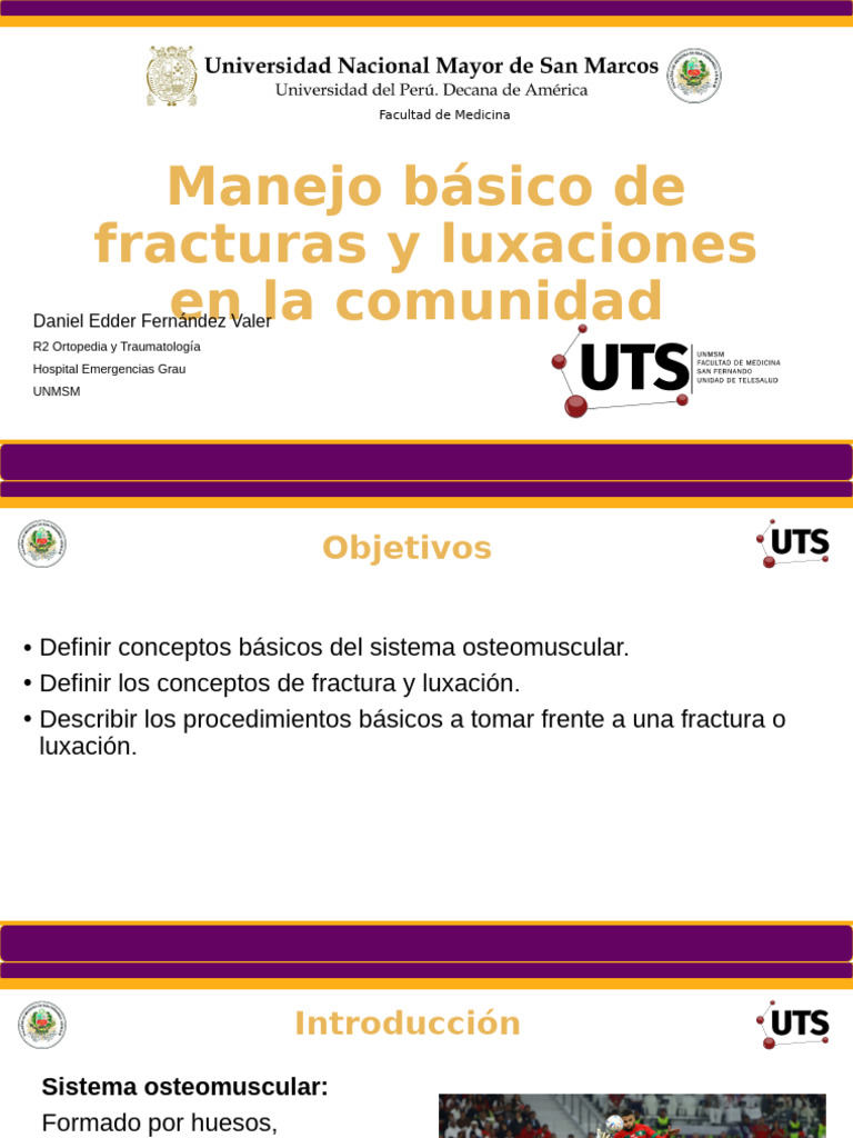 Manejo Basico de Fracturas DR Fernandez | PDF Manejo Basico de Fracturas DR Fernandez | PDF