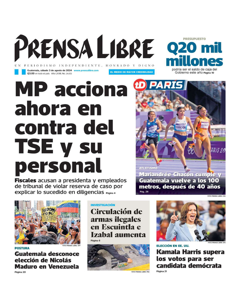 03-08-2024 Prensa Libre | PDF