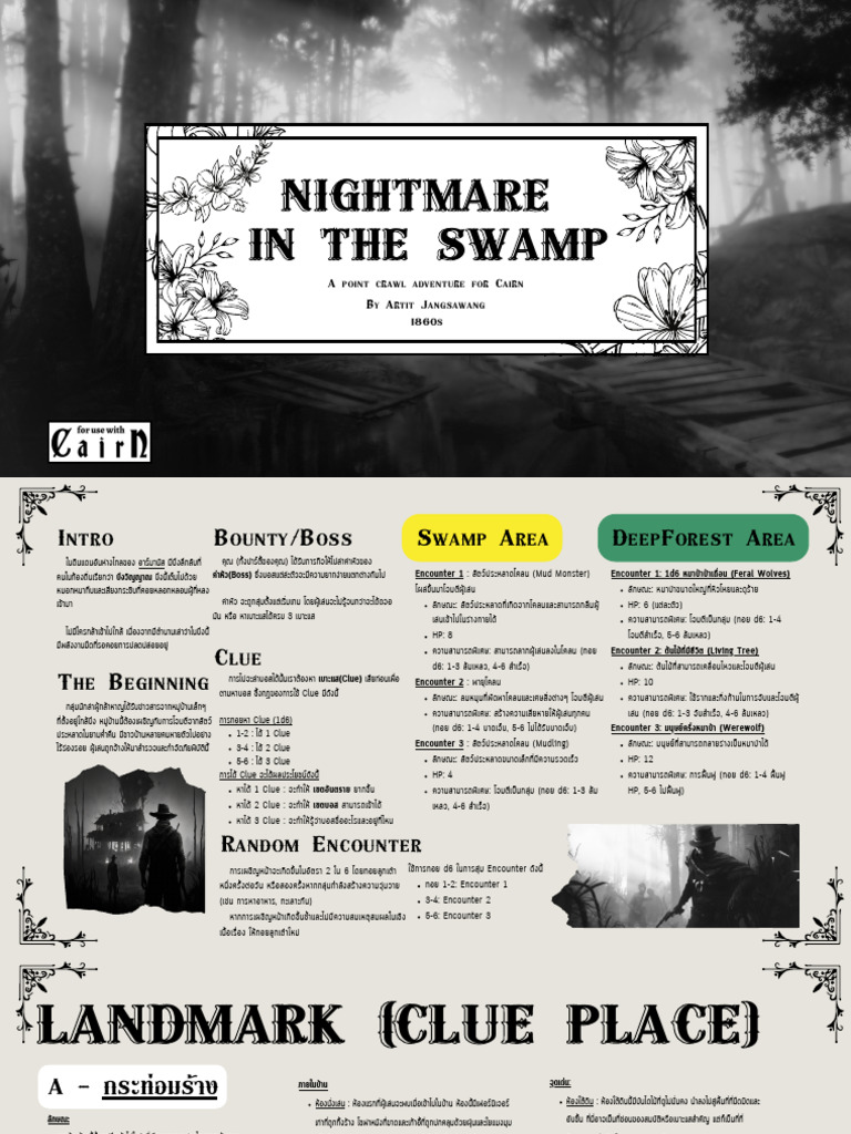 Nightmare in The Swamp | PDF