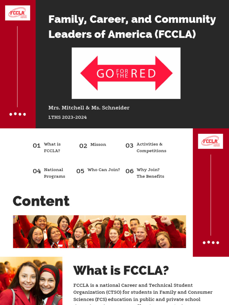 Family, Career, and Community Leaders of America Information Slideshow ...