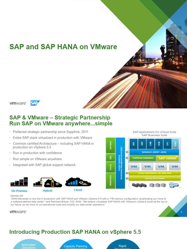Sap Virtual Hana Guide and Road Map | PDF