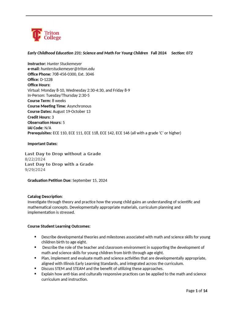 ECE 231 Stuckemeyer Fall 2024 | PDF
