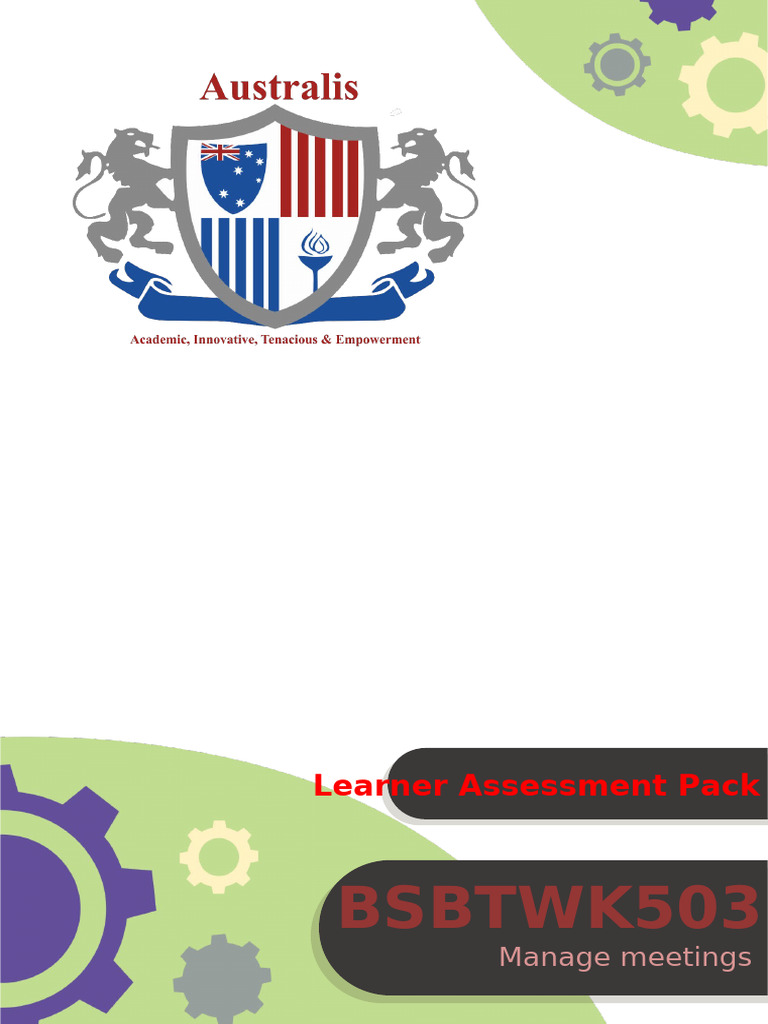 BSBTWK503 LAP F v1.1 | PDF