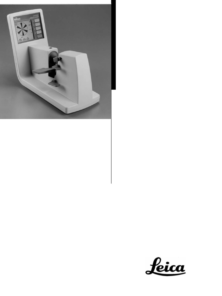 Reichert Lens Check Lensometer 12621 101 Rev D UG4903 | PDF
