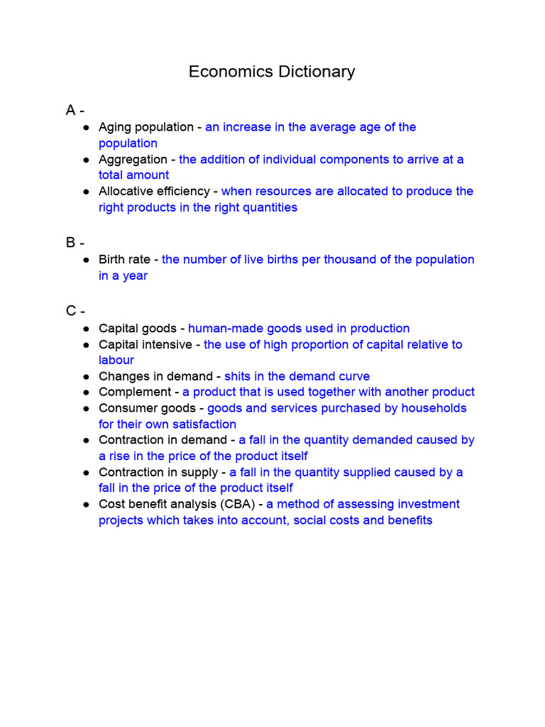 Eco Dictionary | PDF