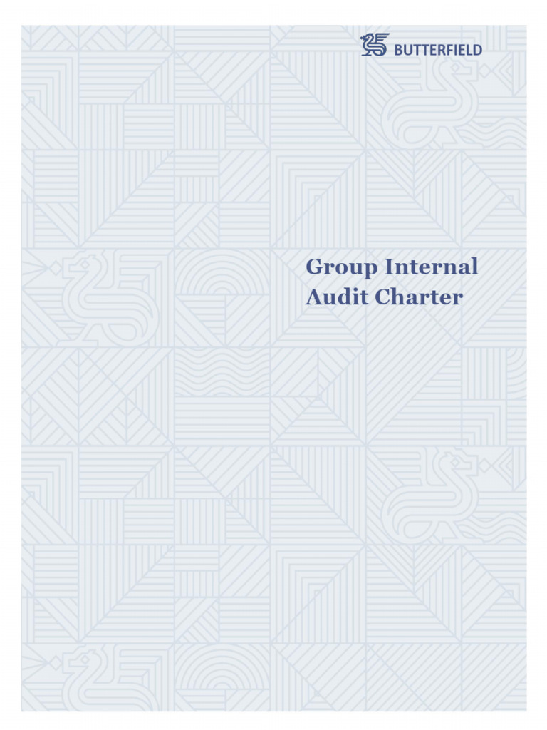 Butterfield Group Internal Audit Charter 2020 | PDF