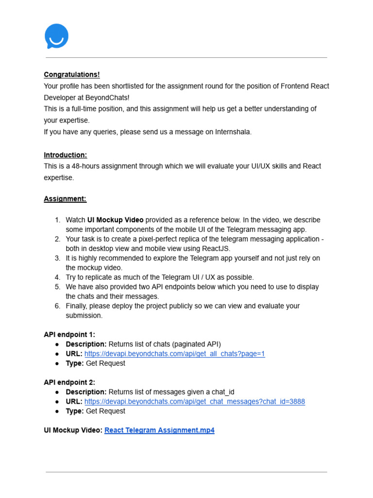 Frontend ReactJS Employment Opportunity | PDF | Business | Computers
