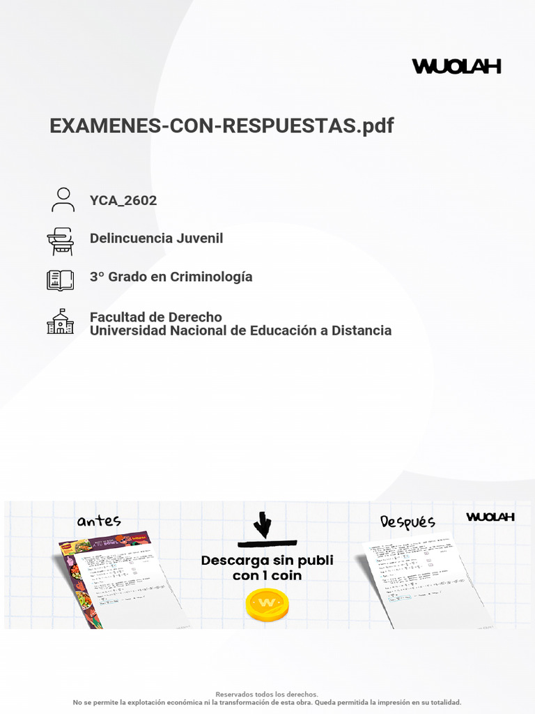 Wuolah Free EXAMENES CON RESPUESTAS | PDF
